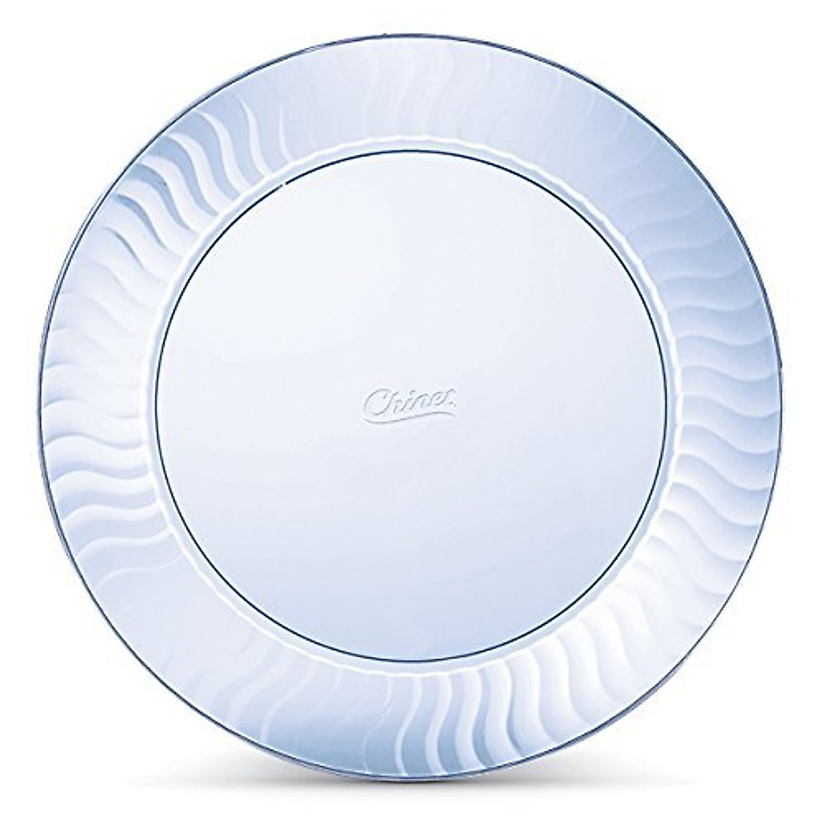Chinet Cut Crystal Clear Plastic 10 inch Plates 20 ct.