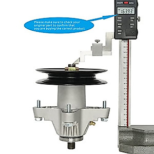 OKH New Parts Spindle Assembly Replaces MTD 918 04126 918 04125B 918 04125C Rotary 11962 Oregon 82-403 285-867 285 312 with 4 Bolt