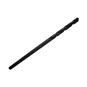 6 Pcs, 3/16" X 12" Hss Black Oxide Aircraft Extension Drill Bit, Qualtech, Dwda/Cx123/16, Flute Length: 2-5/16"; Overall Length: 12"