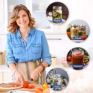 RECAT Mason Jar Vacuum Sealer, Jar Vacuum Sealer Kit for FoodSaver with Accessory Hose for Wide and Regular Mouth Mason Jars, Canning Jar Vacuum Sealer with Manual Portable Vacuum Pump and Lid Opener