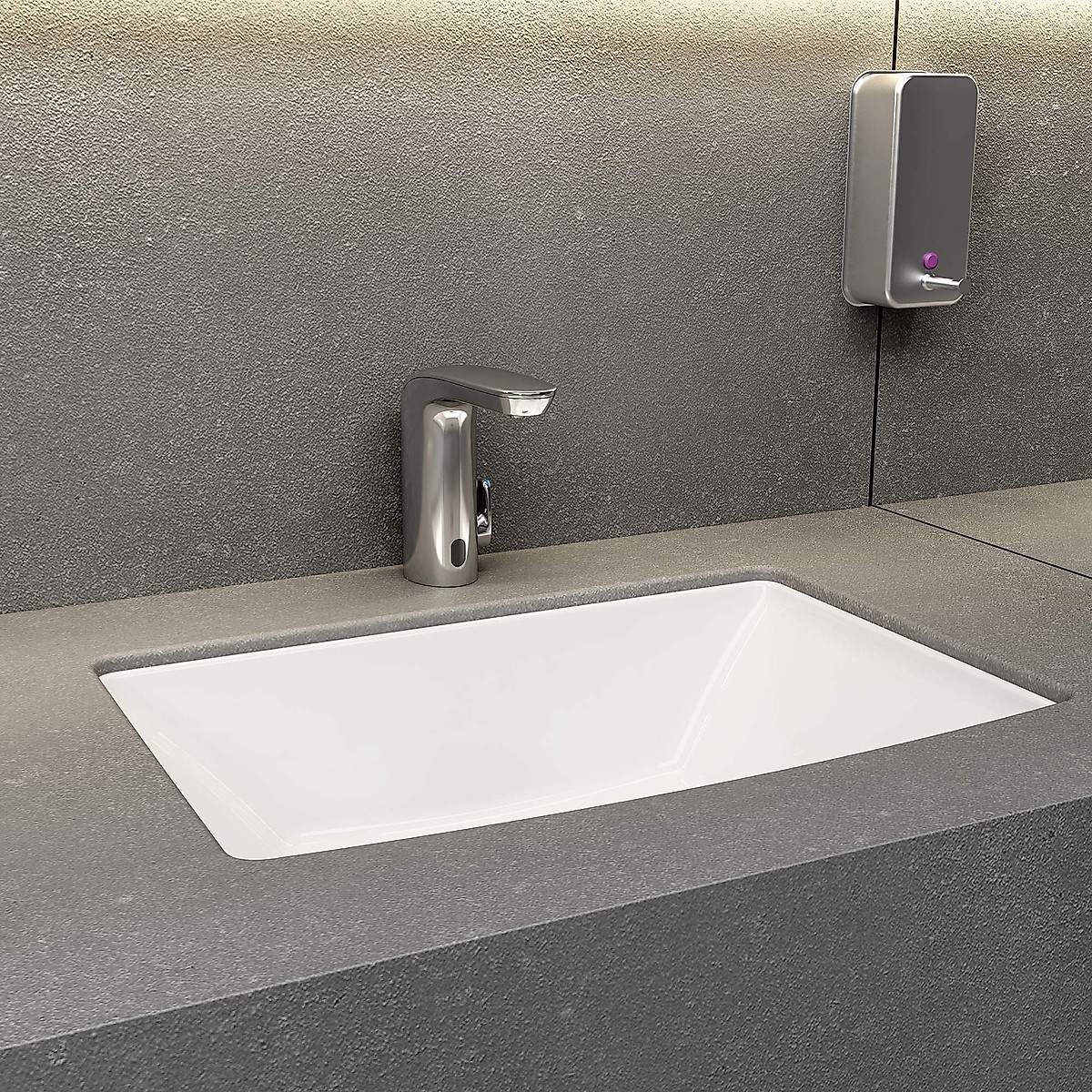 American Standard 7755305.002 NextGen Selectronic Integrated Faucet with SmarTherm & Above-Deck Mixing, 0.5 gpm, Polished Chrome