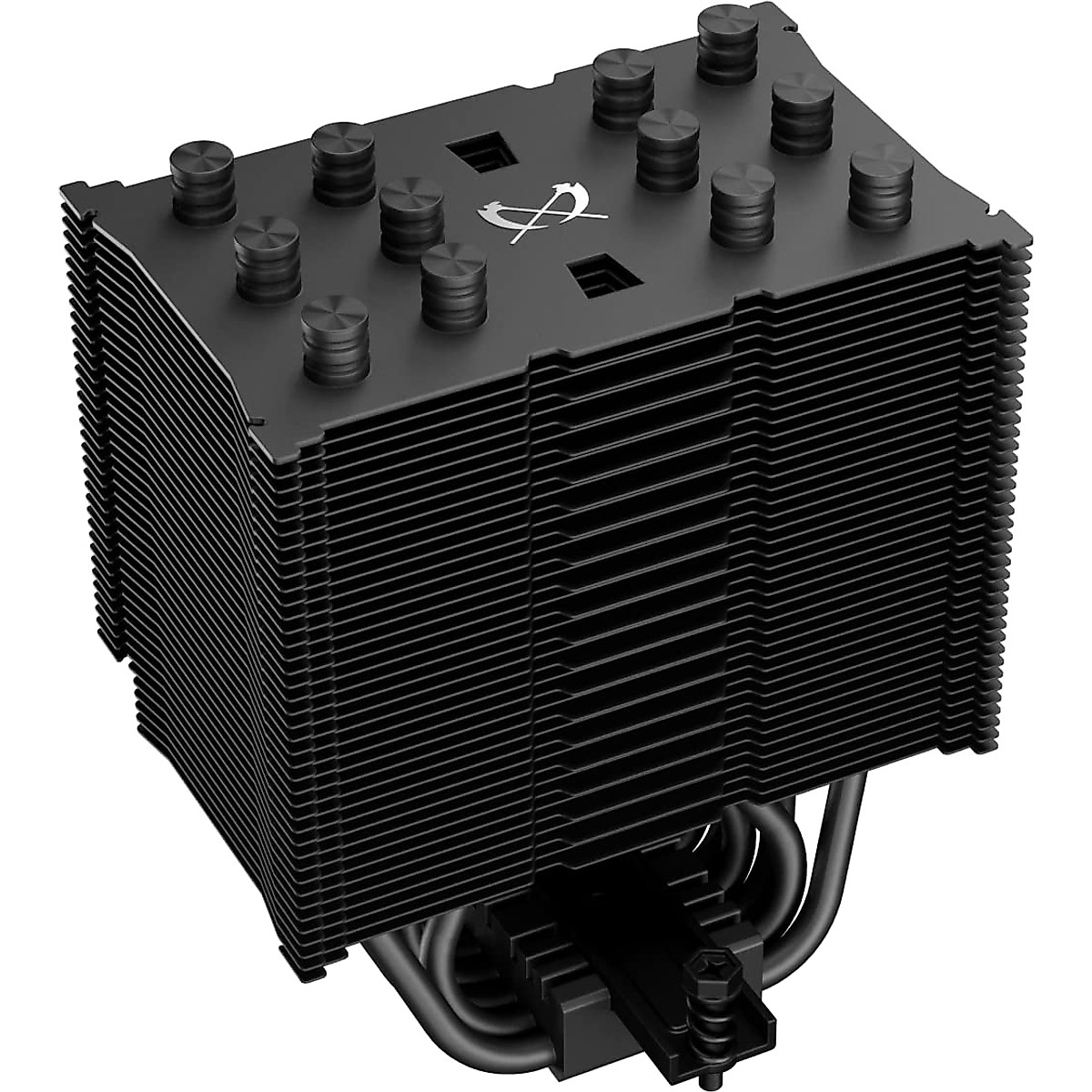 Scythe Mugen 5 Rev.C CPU Air Cooler, 120mm Single Tower, Black Edition LGA1700 AM5- Kaze Flex Black 120mm PWM Fan Bundle - Dual Fans Edition