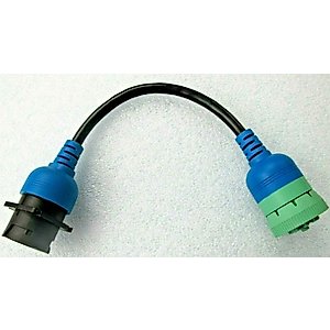 Xpertx Solutions J1939 Crossover Cable Compatible with 9pin Green Type 2 to Black CAN3 to CAN1 Adapter Cable Aftermarket Replacement