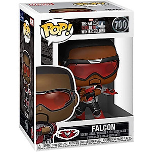 POP Marvel: Falcon and The Winter Soldier - Falcon with Redwing Funko Vinyl Figure (Bundled with Compatible Box Protector Case)