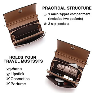 CLUCI Small Crossbody Bag for Women Leather Cellphone Shoulder Purses Travel Vacation Mom Designer Wallet