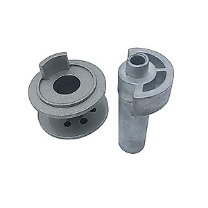 ＫＬＫＣＭＳ Patio Umbrella Accessories Umbrella Replacement Parts Stainless Parasol Adjustable Replace Parts Umbrella Attachment for Patio Table 1 Set Gray