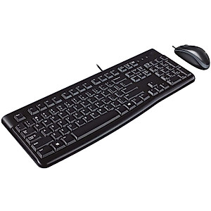 HJJWL Gaming Keyboard and Mouse, Wired Keyboard and Mouse Combo Mini Multimedia Keyboard Mouse Set for Laptop PC TV