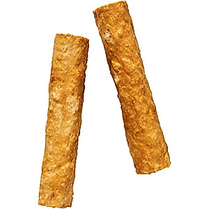 Fieldcrest Farms Nothing to Hide Natural Rawhide Alternative 5'' Rolls for Dogs - 3 Pack (6 Chews) Premium Grade Easily Digestible Chews - Great for Dental Health (Bacon)