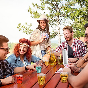 300 Pcs 2 oz Clear Disposable Plastic Cup Bulk Fun Mini Cups Transparent Small Tasting Cups for Adult Party Supplies Birthday Wedding