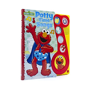 Sesame Street - Elmo Potty time Songs Little Music Note Sound Book - PI Kids