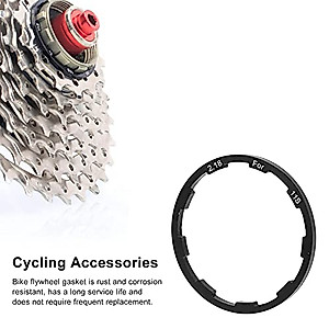 Bike Flywheel Gasket, 2.18mm Aluminum Alloy Lightweight Road Bike Flywheel Gasket for 11 Speed Flywheel