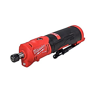 Milwaukee 2486-22 M12 FUEL 12V Straight DieGrinder Kit with (2) 2.0Ah Battery, Charger & Tool Bag
