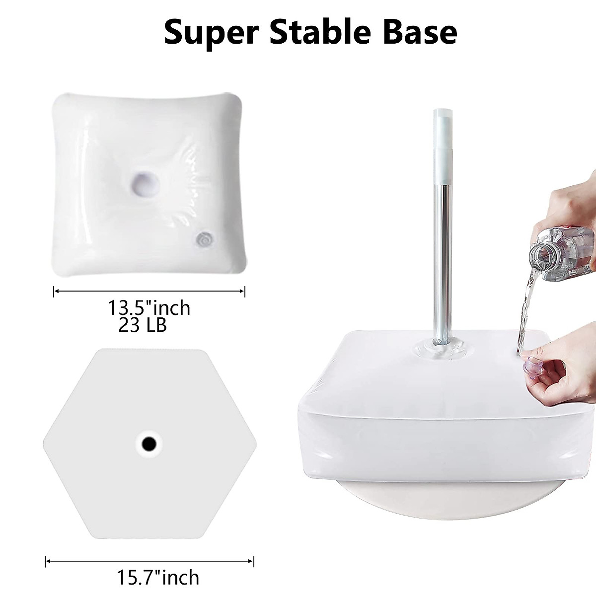 Balloon Arch Stand Kit with Base,VETOGETHER Adjustable Ballon Arch Holder Kit with 55Pcs Balloon Clips, Balloon Pump,9FT Tall & 10Ft Wide Baloon arch for Wedding Birthday Party Supplies Decorations