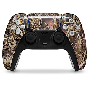 WraptorSkinz Skin Wrap compatible with Sony PS5 DualSense Controller WraptorCamo Grassy Marsh Camo Pink (CONTROLLER NOT INCLUDED)