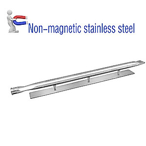 Boloda 2pc BBQ Gas Grill Pipe Burner Tubes,Stainless Steel Grill Burner Replacement for Viking VGBQ 30 in T Series, VGBQ 41 in T Series and Others Gas Grills Models