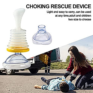 Ansenfun Choking Rescue Device Asphyxiation Rescue Equipment Adult and Child Family kit, Portable First aid kit, First aid Asphyxia Equipment (Yellow)