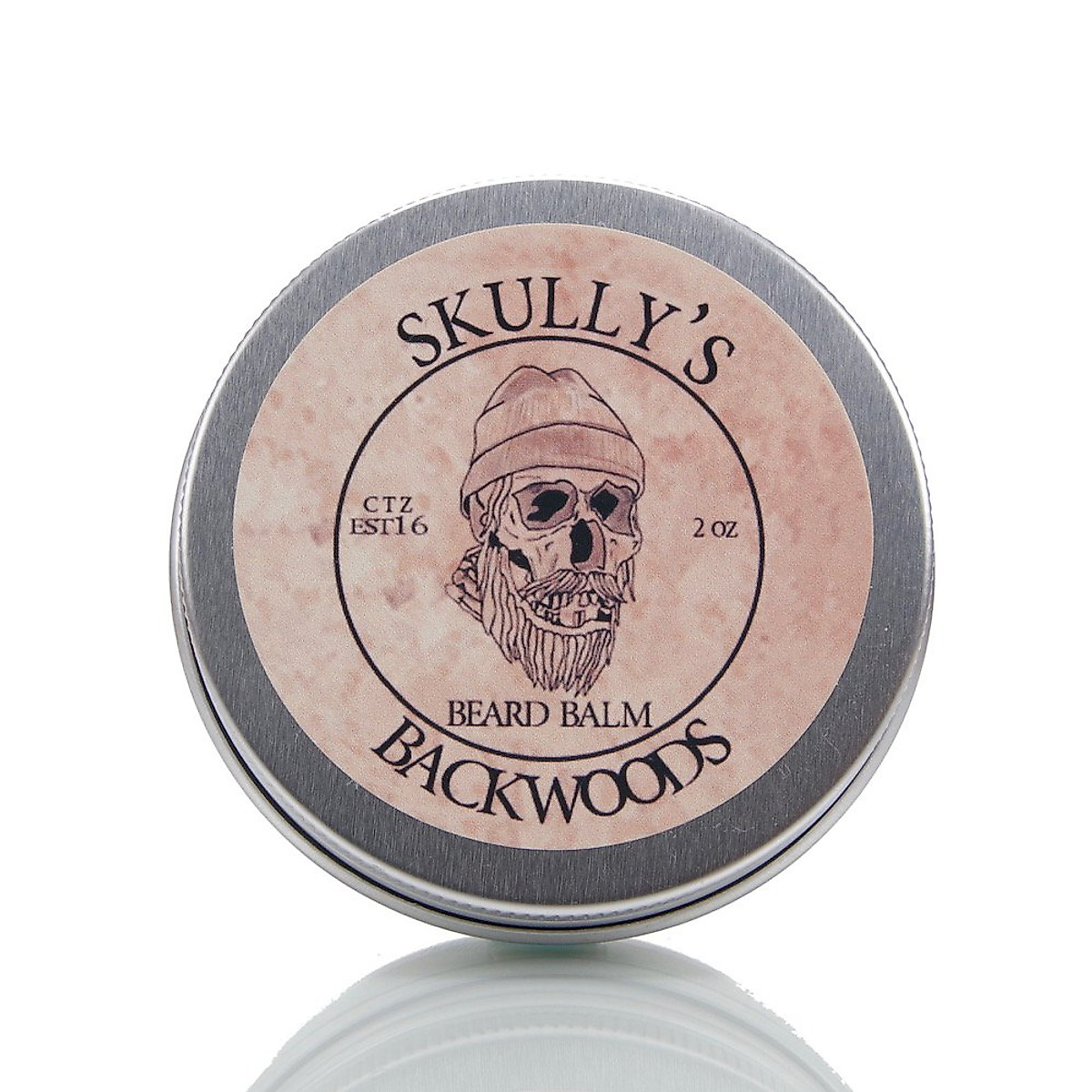 Skully's Backwoods Beard Balm 2 fl. oz (Eucalyptus, Cedar wood, Fir needle and Dark patchouli) All Natural Beard oil for Men, Promotes Beard Growth, Softens, Moisturizes