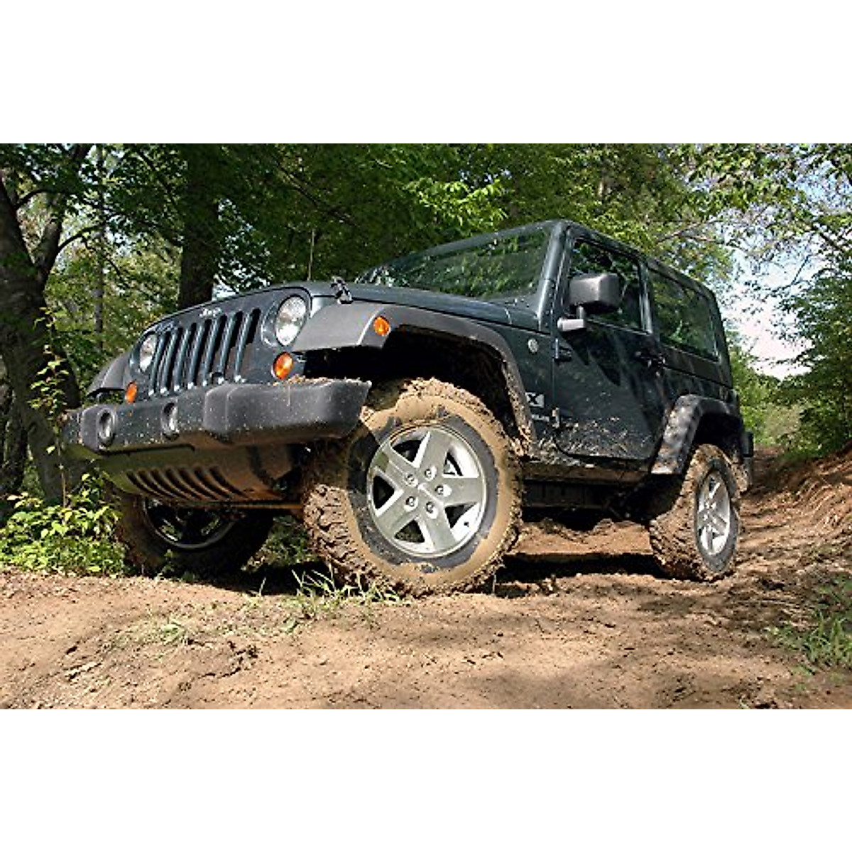 Rough Country 1.75" Lift Kit for 2007-2018 Jeep Wrangler JK - 65130