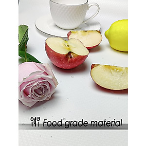 SMAYHO Shelf Liner, 17.7 Inch x 10 FT Non Adhesive Cabinet Liner, Washable & Durable Drawer Liner, Non-Slip Shelf Liners for Kitchen Cabinets, Shelves, Drawers, Refrigerators - White