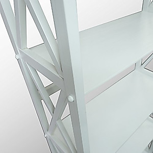 Casual Home 3-Shelf Montego Bookcase, White