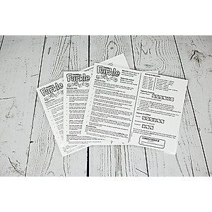 3 Yard Farkle Score Cards. Laminated Score Cards with Rules on The Back, Yarkle, Yard Games, Outdoor Games, Outdoor Events. Reusable Score Cards. Size- 8.5" x 11"