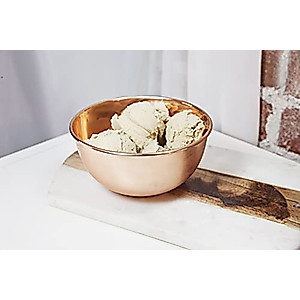 Alchemade Set of 2 Copper Ice Cream Bowls - 100% Pure Copper Bowls For Your Copper Kitchenware & Copper Dishware Collection - For Everyday Kitchen Use Or As A Metal Decorative Bowl