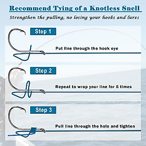 Circle Hooks Catfish Saltwater Fishing Hooks Assortment 2X Strong High Carbon Steel Offset Hooks Octopus Hooks Fishing Clips Kit for Catfishing Freshwater Saltwater (155pcs Kit)