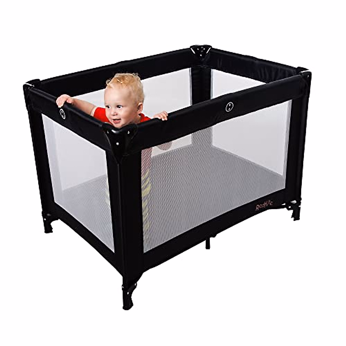 Red Kite Sleep Tight Travel Cot - Jet Black