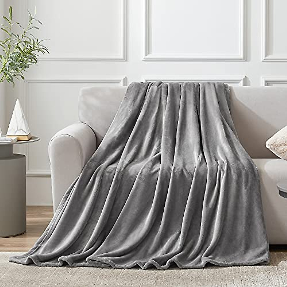 EHEYCIGA Blanket for Men & Women Grey Standard Size 35 Inches