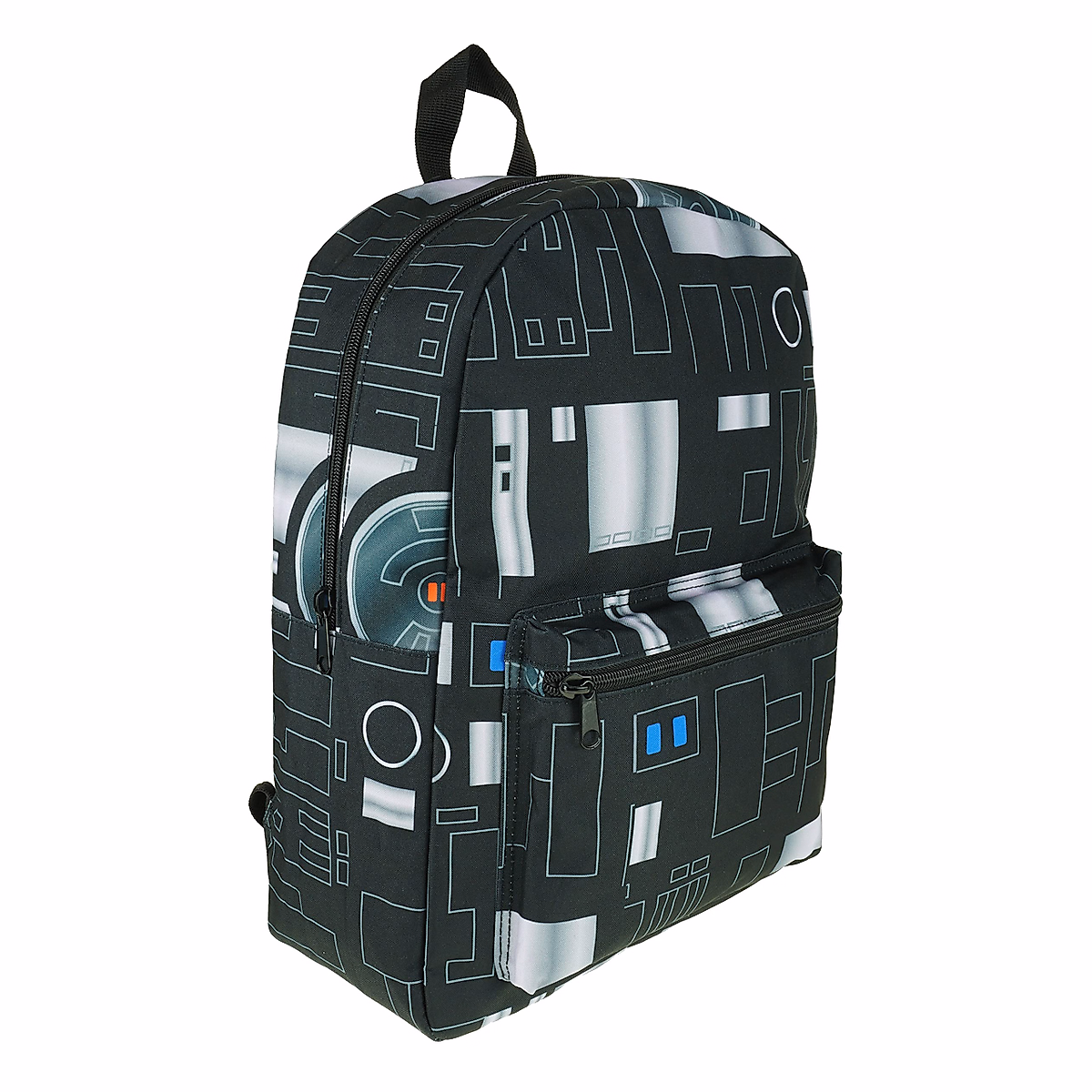 KBNL Star Wars - The Last Jedi - First Order BB-9E Backpack Deluxe All Over Print Backpack - 64959, Black