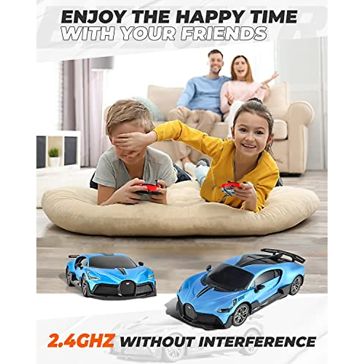 BEZGAR Bugatti Remote Control Car for Boys 8-12 - 1:24 Officially Licensed Bugatti Divo Racing Car Model Vehicle, Experience The Thrill of Bugatti with 2.4Ghz Bugatti Toy Car for Kids and Adults