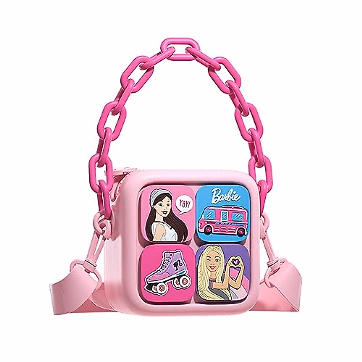 Pink Cute Satchel Bag for Women Pink Hobo Bag Cute Shoulder Bag Crossbody Bag Handbag for Pink Party Accessories (1-Barbie)