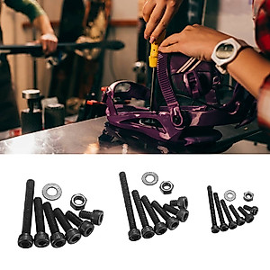 1080 Pcs M2 M3 M4 Hex Button Socket Head Cap Screws Bolts Nuts Flat Washers Assortment Kit, Alloy Steel Black Machine Screws and Nuts and Bolts and Washers Set (1080Black)