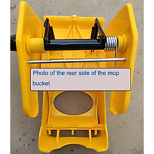 NentMent 2 Pack Water Press Spring Replacement for Commercial Mop Bucket Side-Press Wringer Torsion Springs for Combo on Wheels Heavy Duty Business Floor Cleaning Mopping Buckets Accessories