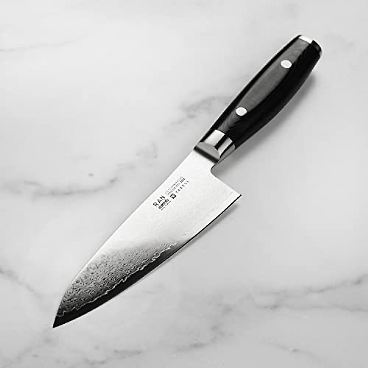 Yaxell Ran Plus 6" Chef's Knife - Made in Japan - 67 Layers VG10 Damascus