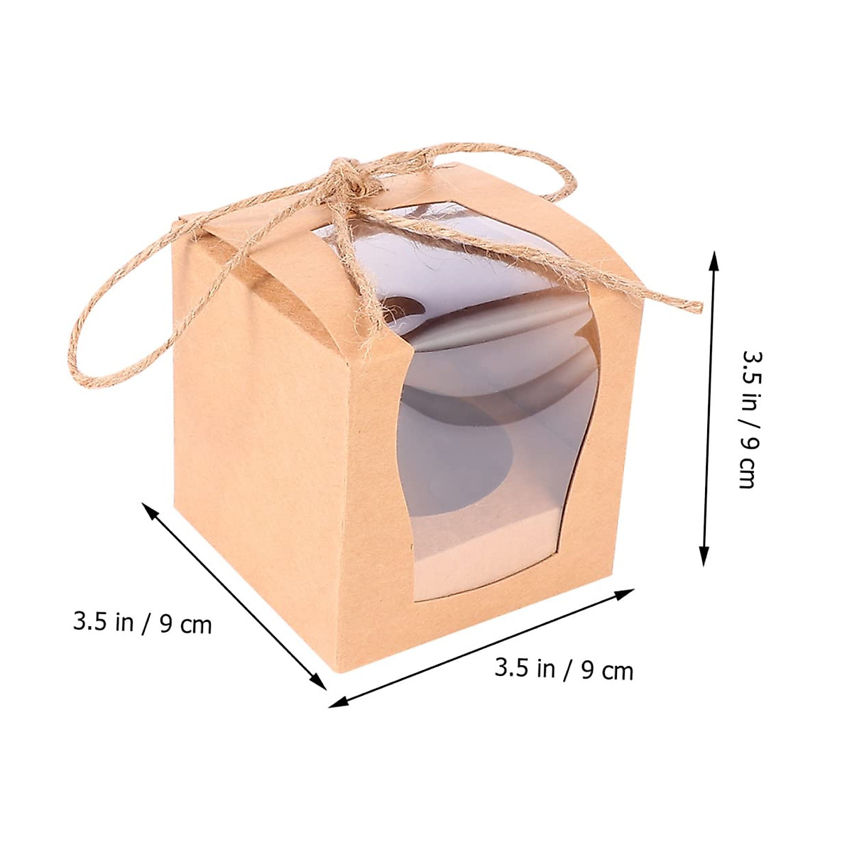 SOLUSTRE 48 Pcs Cake Box Cake Packing Boxes Cake Case Decorative Boxes Paper Bakery Boxes Cake Packaging Boxes Cookie Boxes Cake Holder Dessert Packaging Boxes Pastries Boxes