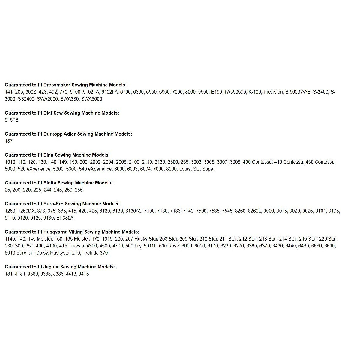 HONEYSEW 11pcs Snap On Presser Feet Set for Most of Standard Low Shank Sewing Machine Brother Singer Babylock.5011L-C