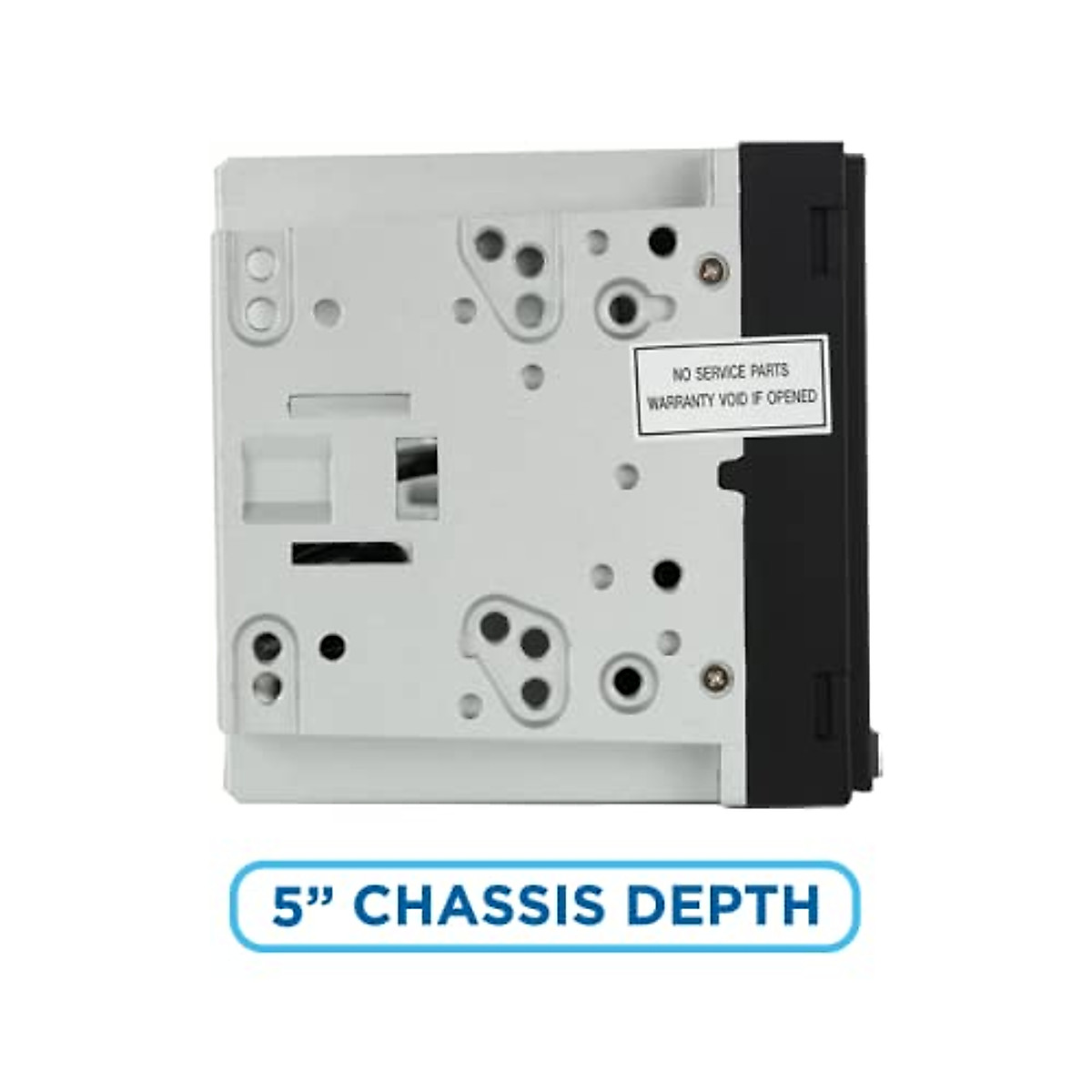 JENSEN J1CA7 7-inch Touch Screen Double DIN Car Stereo Media Receiver | Apple CarPlay Android Auto | Bluetooth Hands Free Calling & Music Streaming | Backup Camera Input | USB Playback & Charging