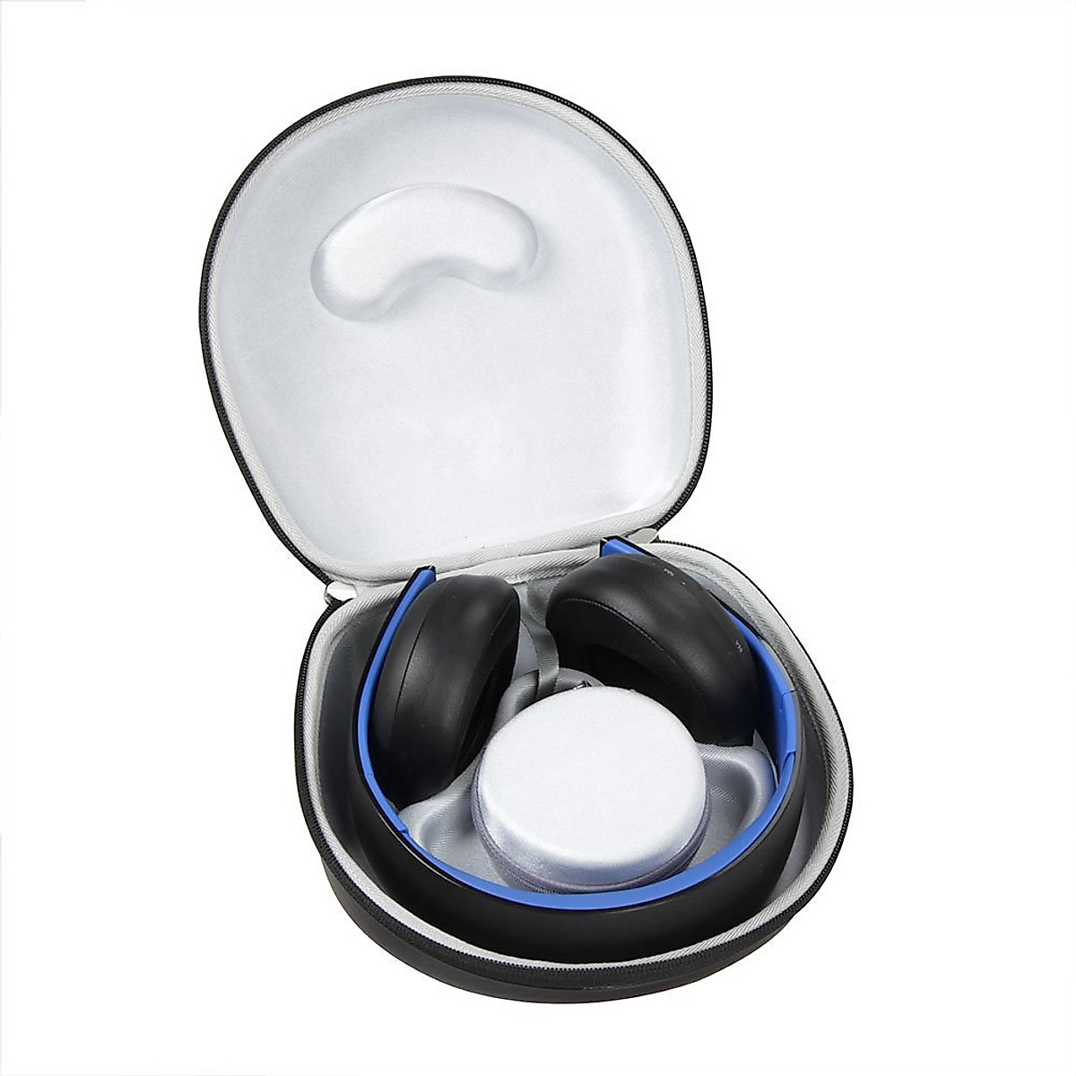 for Sony PlayStation Gold Wireless Stereo Headset PS4 Gaming Headphone Hard EVA Travel Carrying Case Bag by Hermitshell