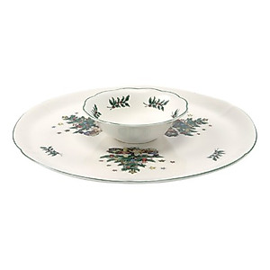 Nikko Ceramics Christmas Giftware Chip & Dip