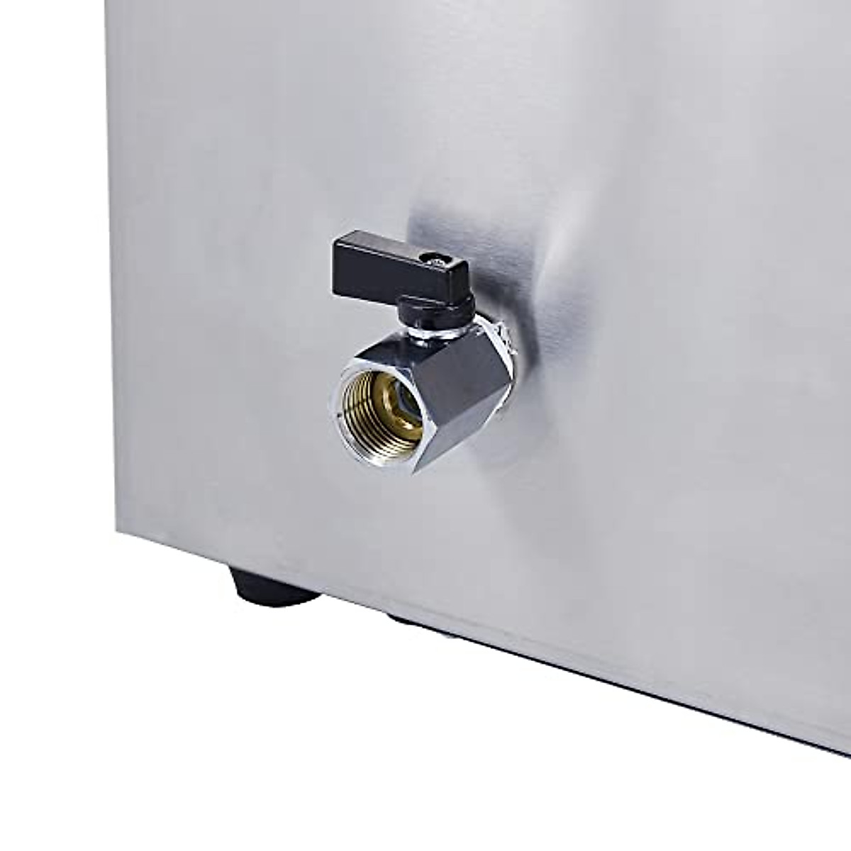 MOOTACO Steam Table Electric Food Warmers 1500W Commercial Food Warmer Countertop 4 Pan Bain Marie Buffet Servers Thermostat 30-85 °C with Lids & Drain Tap for Parties Restaurants Catering