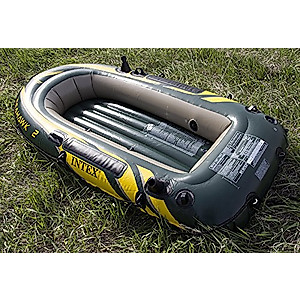 Intex Seahawk 2 Inflatable Boat Set + Oars/Pump/Motor Mount | 68347EP + 68624E