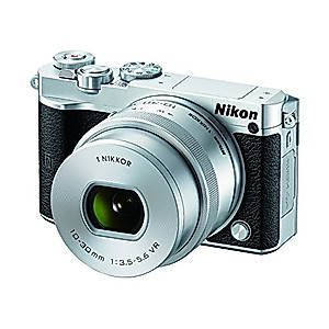 Nikon 1 J5 Mirrorless Digital Camera w/ 10-30mm PD-ZOOM Lens (Silver)