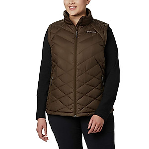 Columbia Women's Heavenly Water Resistant Insulated Vest Olive Green