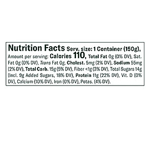 Chobani® Non-Fat Greek Yogurt Strawberry on the Bottom 5.3oz