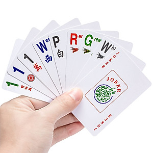 Yellow Mountain Imports American Mah Jongg (Mahjong) Playing Cards - 178 Card Set