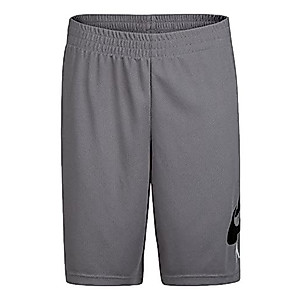 Nike Boys' Air Jordan Shorts (Large, Grey/Black/White)