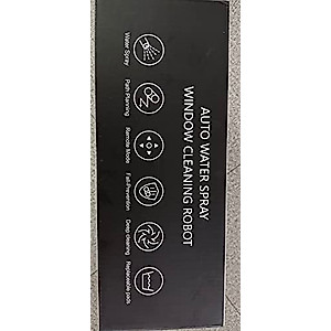 AlfaBot Window Cleaner Robot, X7 Smart Window Vacuum Cleaner with Automatic Water Spray, Glass Cleaning Robot for Interior/Exterior Highrise Windows