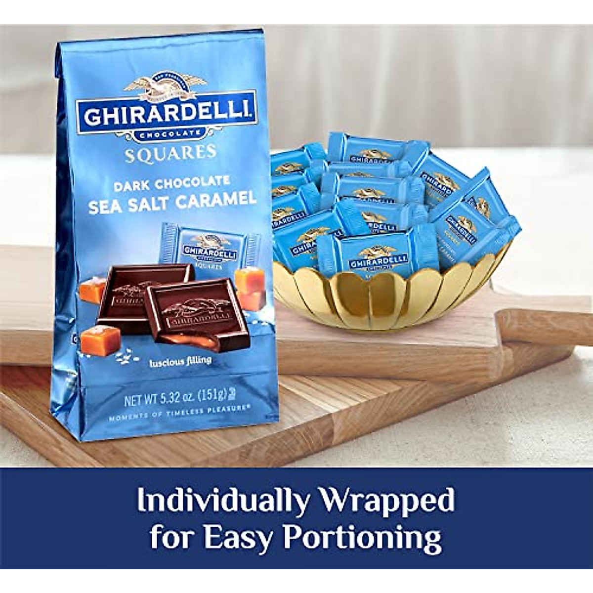 Ghirardelli Chocolate Grand Dessert Gift Basket by A Gift Inside, 1 Count, 3 pounds