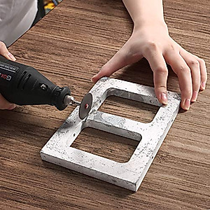 53𝙋𝙘𝙨 𝘾𝙪𝙩𝙩𝙞𝙣𝙜 𝙒𝙝𝙚𝙚𝙡 𝙎𝙚𝙩 for Rotary Tool, GOXAWEE 1/8’’ Shank 545 Diamond Cutting Wheel, Mini HSS Cut Off Saw Blades, Resin Cutting Discs with Mandrels for Stone Wood Metal